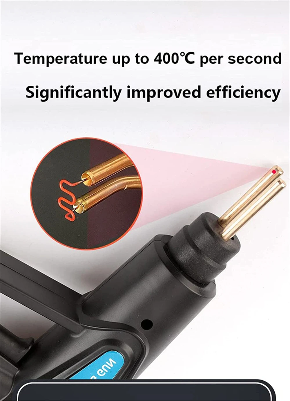 LAMPE A SOUDER,Set1 Eu Plug Pistolet à souder en plastique PVC machine à souder pare-chocs en ...