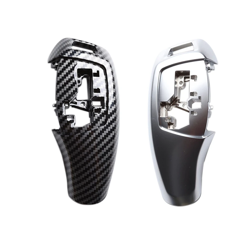 Gear Shift Lever Knob Cover Lhd Rhd Abs Car Carbon Fiber For Bmw 3 4 5 ...