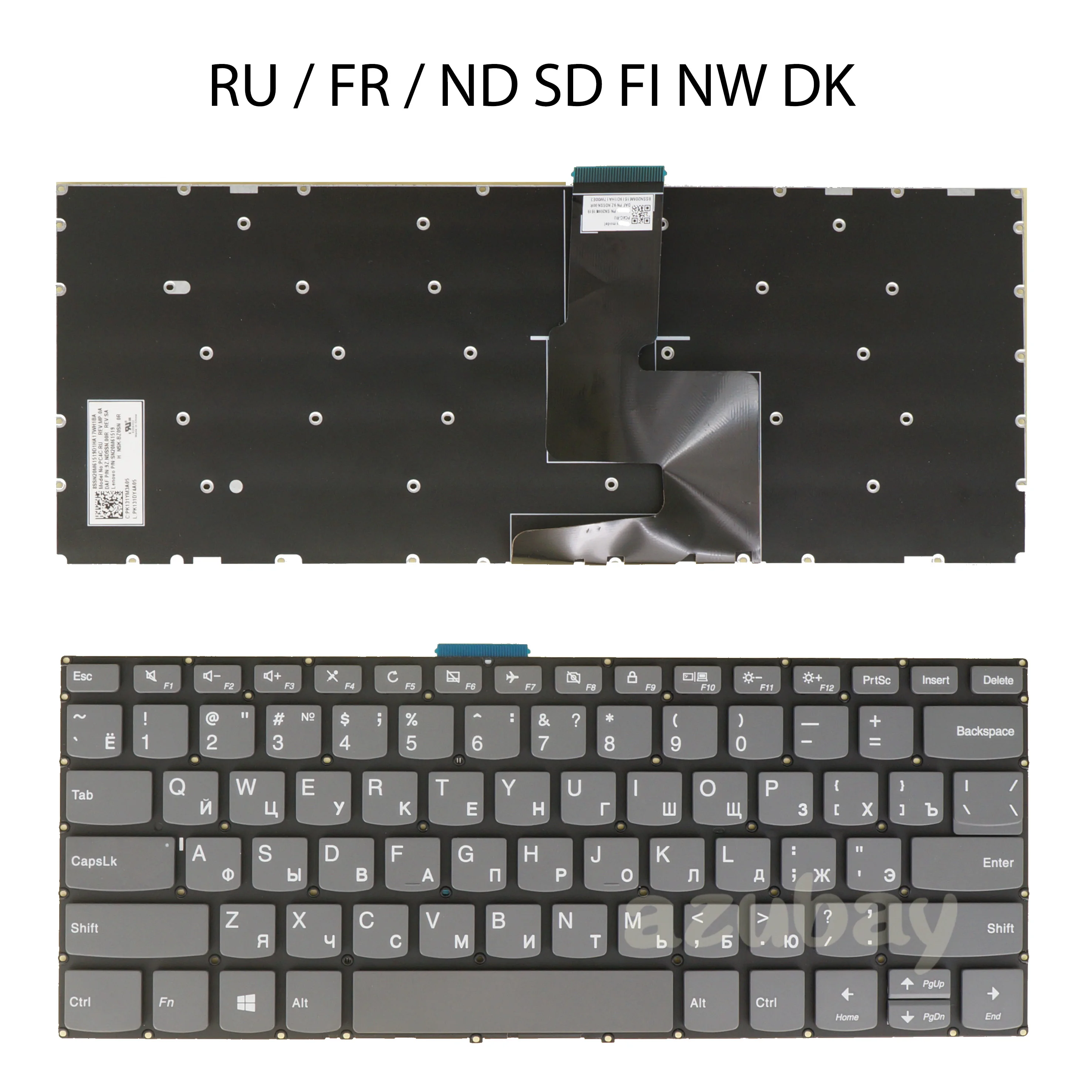 Laptop-Keyboard-For-Lenovo-Ideapad-330s-14-330s-14ikb-14ast-S340-14 ...