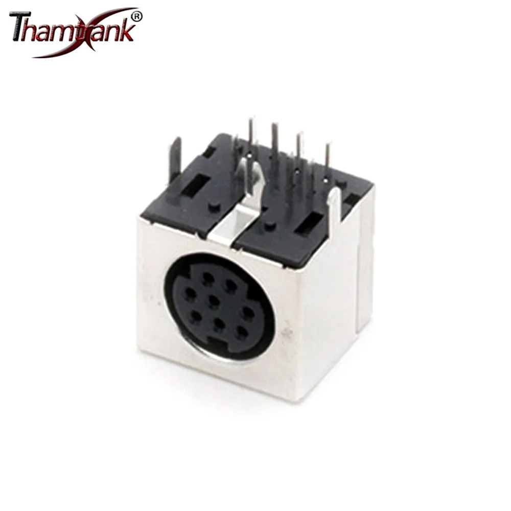 10pcs S video 8Pins Mini Din Female Socket Connector DIN Mini Jack ...