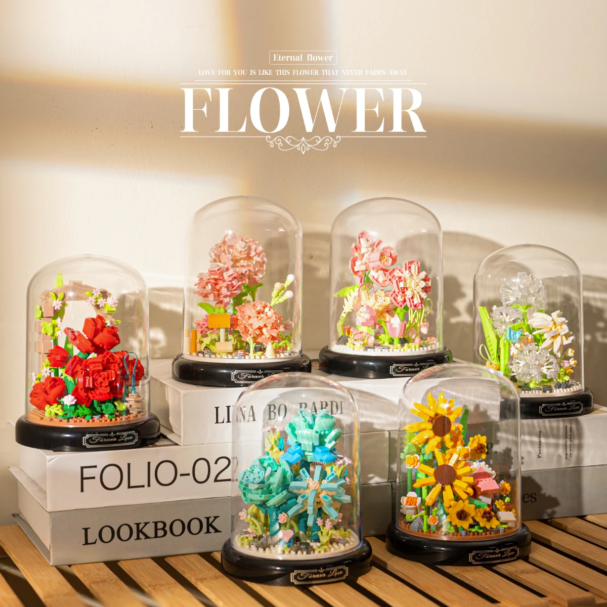 Building-Blocks-Flower-Pot-Assembly-Eternal-Life-Flower-Desktop ...