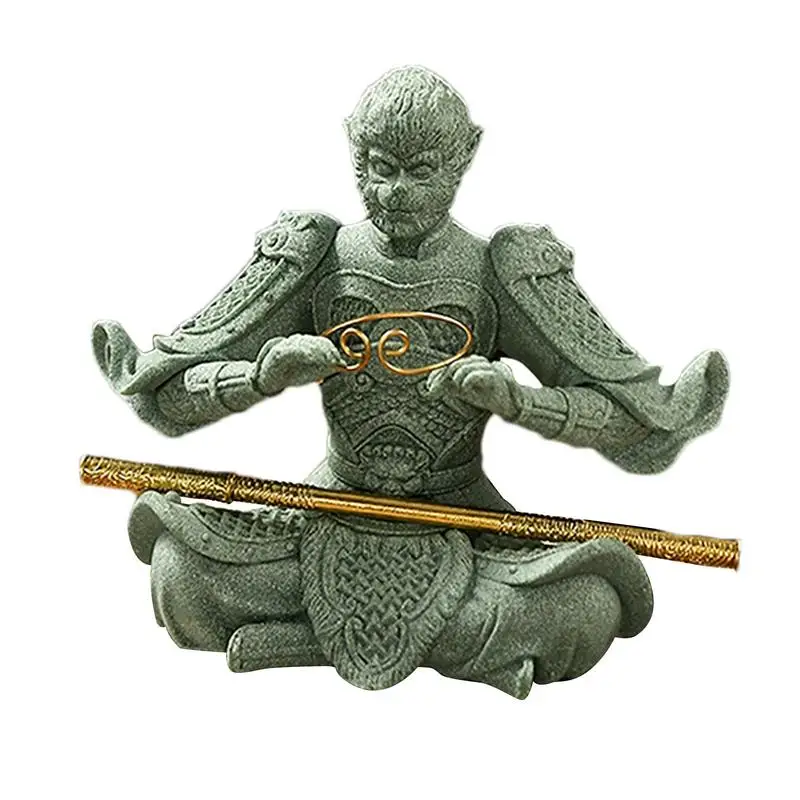 Green-Sand-Stone-Monkey-King-Tea-Pet-Zen-Tea-Set-Decoration-Tea ...