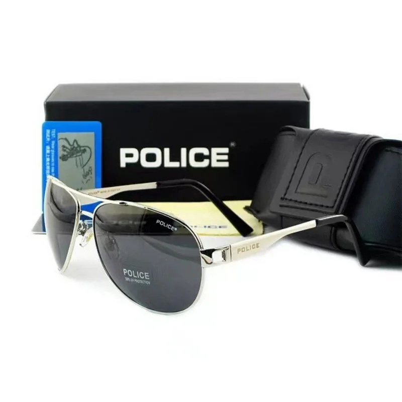 Police-Outdoor-Sunglasses-Polarized-Men-Pilot-Sun-Glasses-Shades-Travel ...