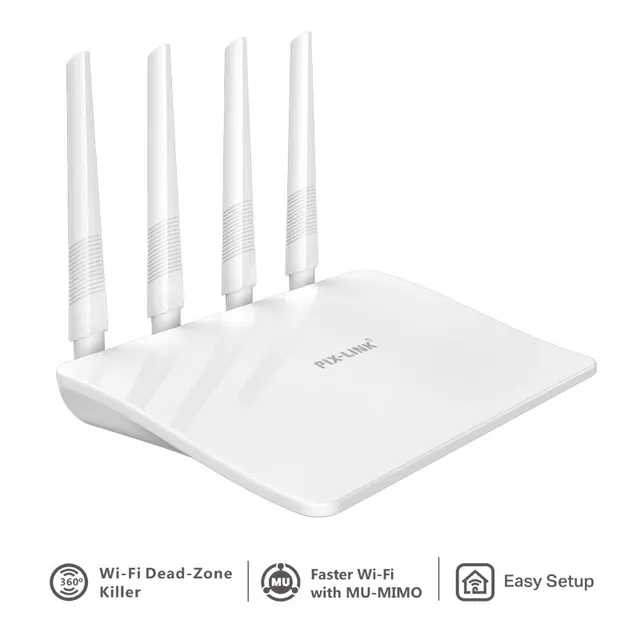 PIXLINK WR21Q WIFI Router Range Repeater 802.11 B /g/n 2.4G 300Mbps 4 ...