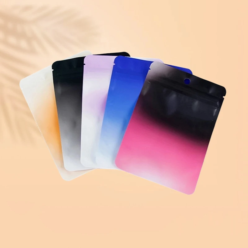 100pcs-Matte-Double-Sided-Mylar-Flat-Zip-Lock-Package-Bags-10x15cm-Heat ...