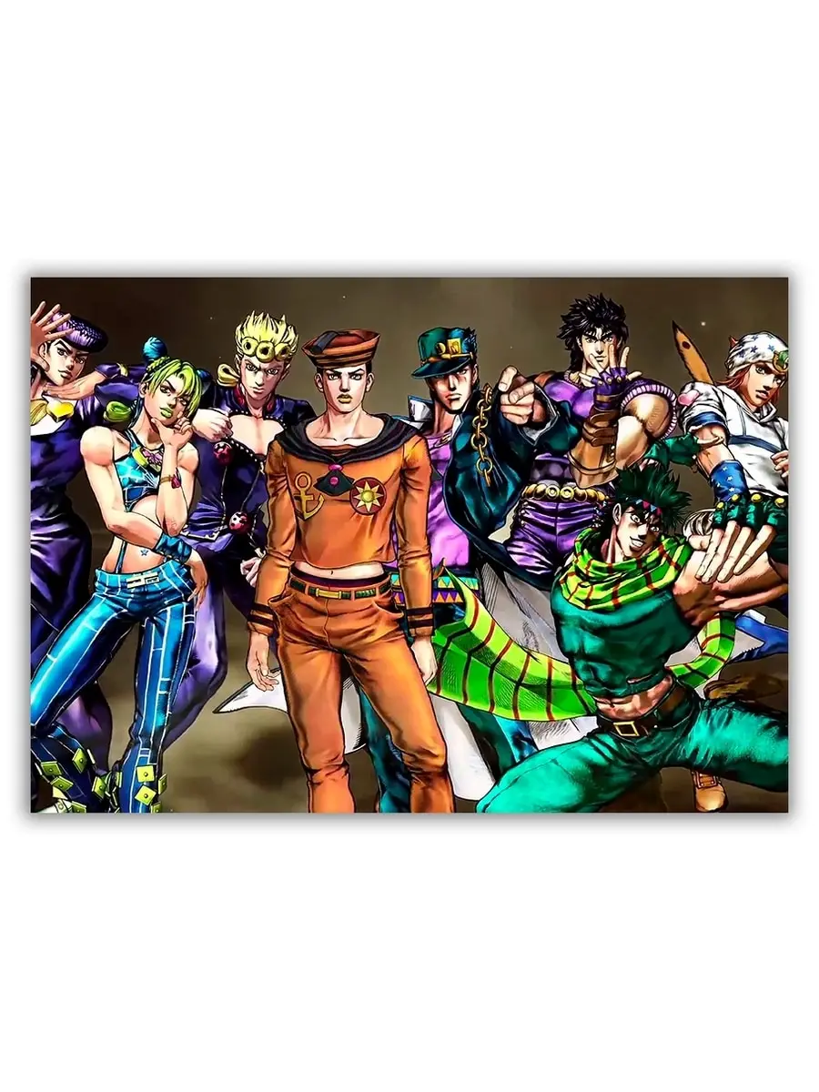 Imán para nevera large A4, JOJO JoJo's Bizarre Adventure| | - AliExpress