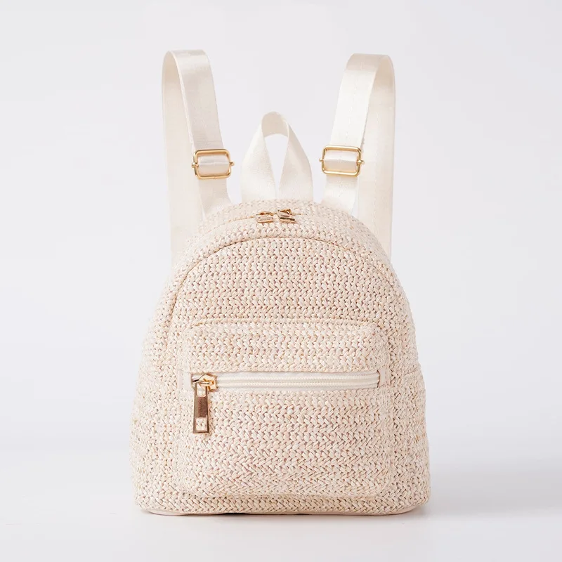 Straw-School-Backpack-for-College-Students-Girls-Mini-Backpack-Purse ...