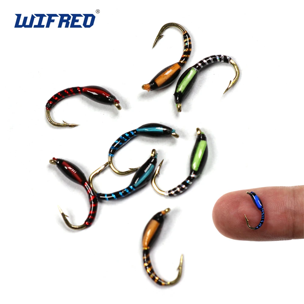 Wifreo-6PCS-12-14-16-Fly-Fishing-Trout-Fly-Epoxy-Nymph-Flies-Midge ...