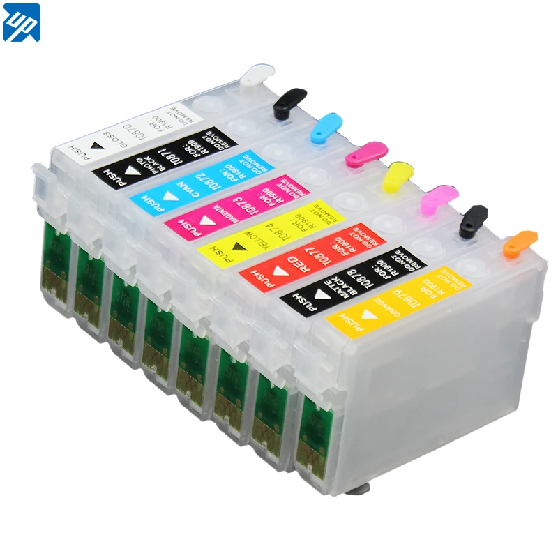 5sets-R1900-T0870-t087-87-Refillable-Ink-Cartridge-for-Epson-Stylus ...