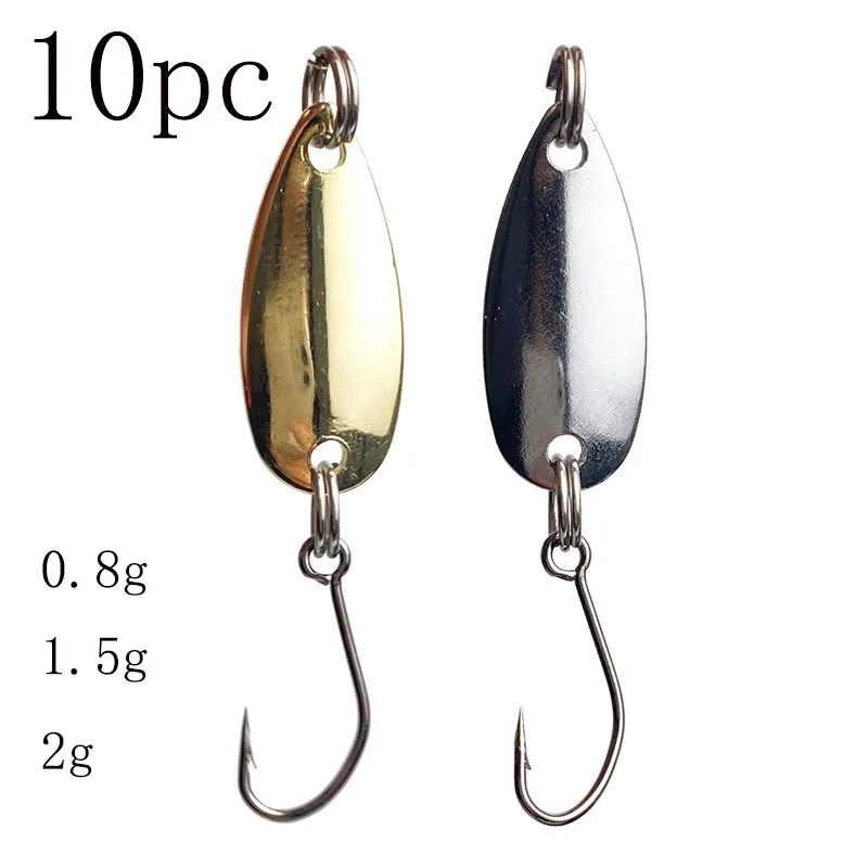 10pc-Mini-Spoon-Lure-0-8g-1-5g-2g-Micro-Metal-Fishing-Bait-Tiny-Hard ...