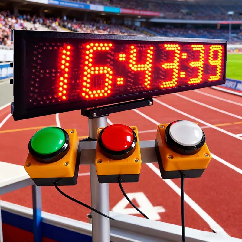 timer, competition specific electronic large screen stopwatch, marathon ...