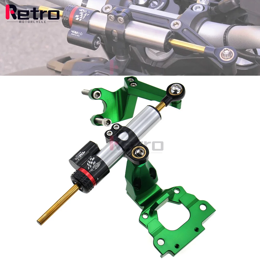 For-KAWASAKI-Z650-Z-650-2017-2018-2019-Adjustable-Stabilizer-Steering ...
