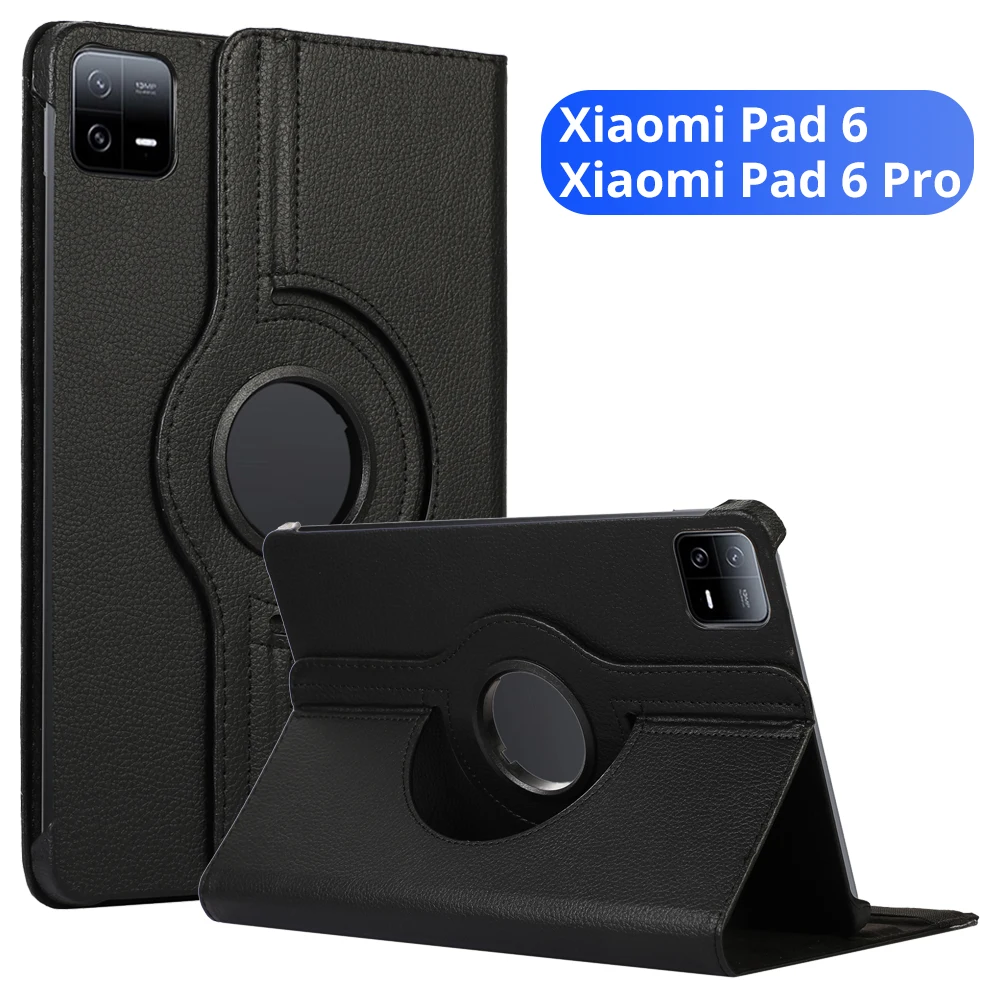 For-Xiaomi-Pad-6-Case-Xiaomi-Pad-6-Pro-Case-Rotating-Folio-Flip-Stand ...