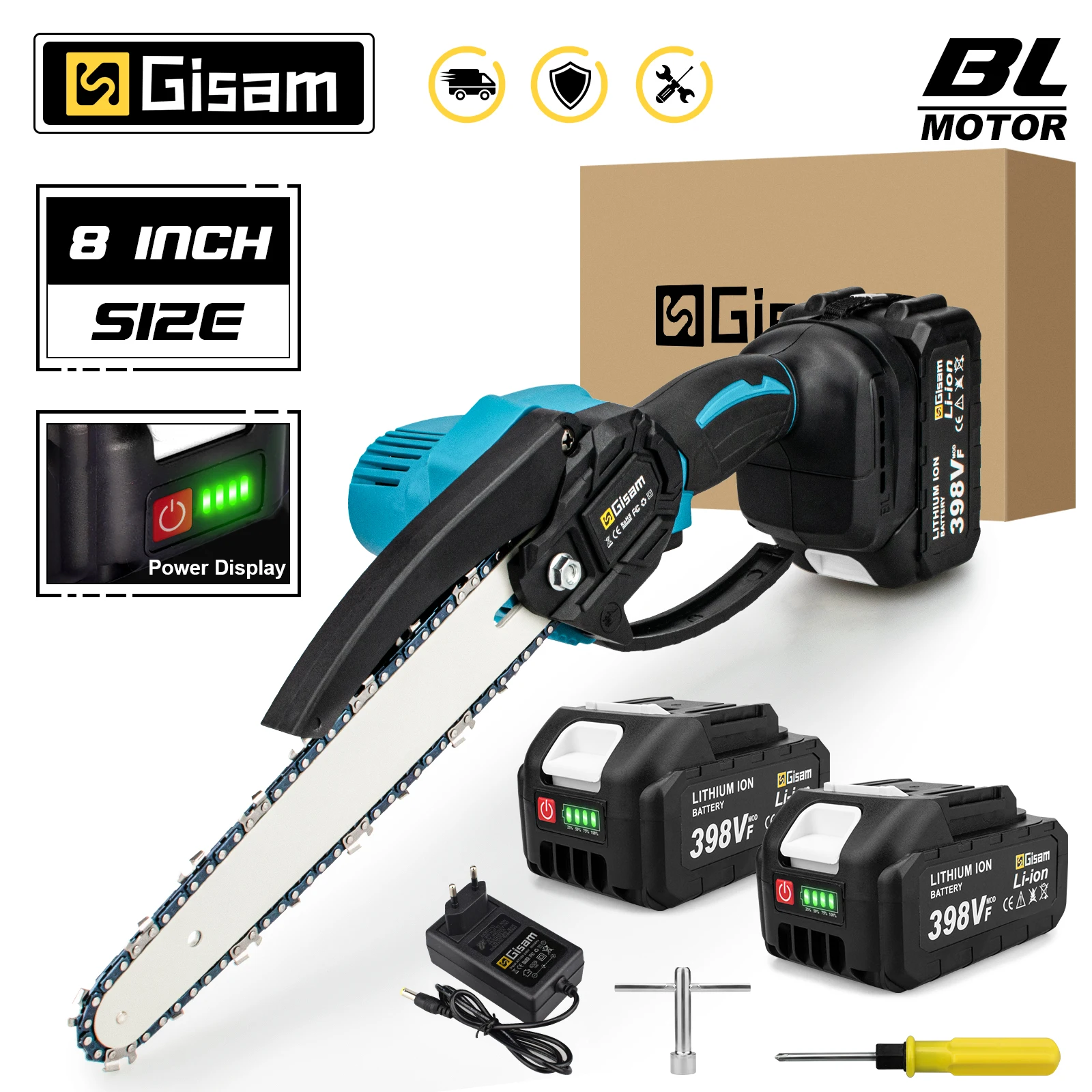 8-Inch-Brushless-Electric-Chain-Saw-Cordless-Handheld-Pruning-Saw ...