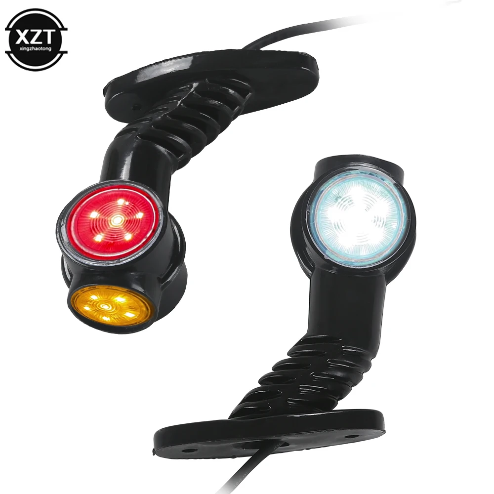 2Pcs-Universal-LED-Side-Marker-Light-Waterproof-12-24V-Truck-Trailer ...