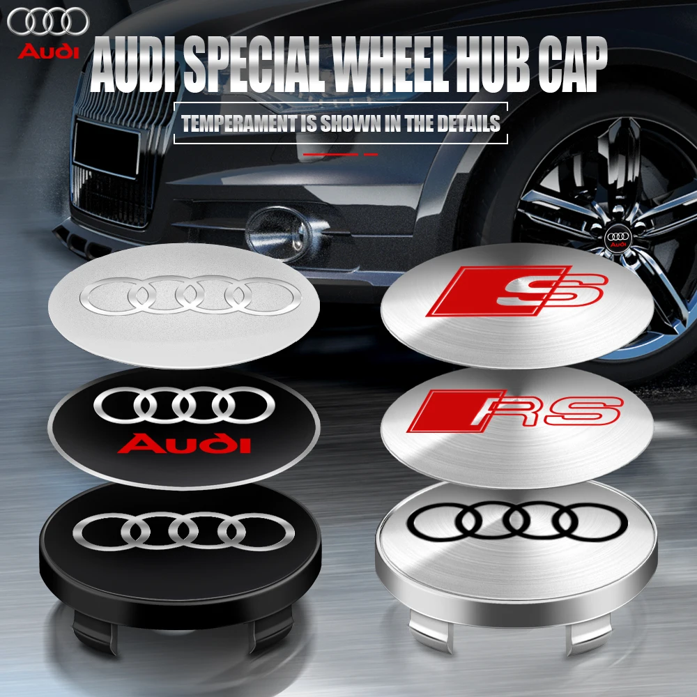 56-60-63-65-68mm-Car-Tyre-Wheel-Center-Hub-Cap-Badge-Sticker-For-Audi ...