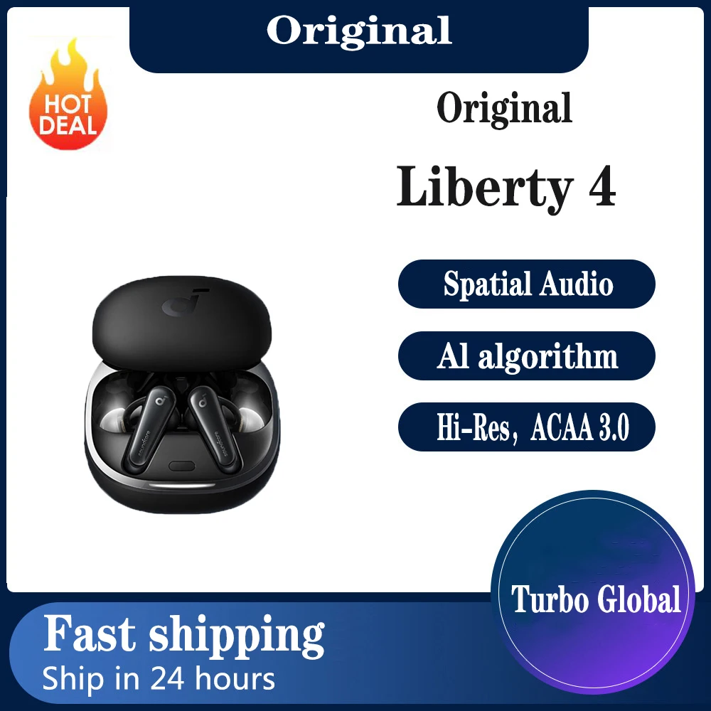 Original Liberty 4 TWS Verdadeiro Fones De Ouvido Sem Fio, Fones De ...