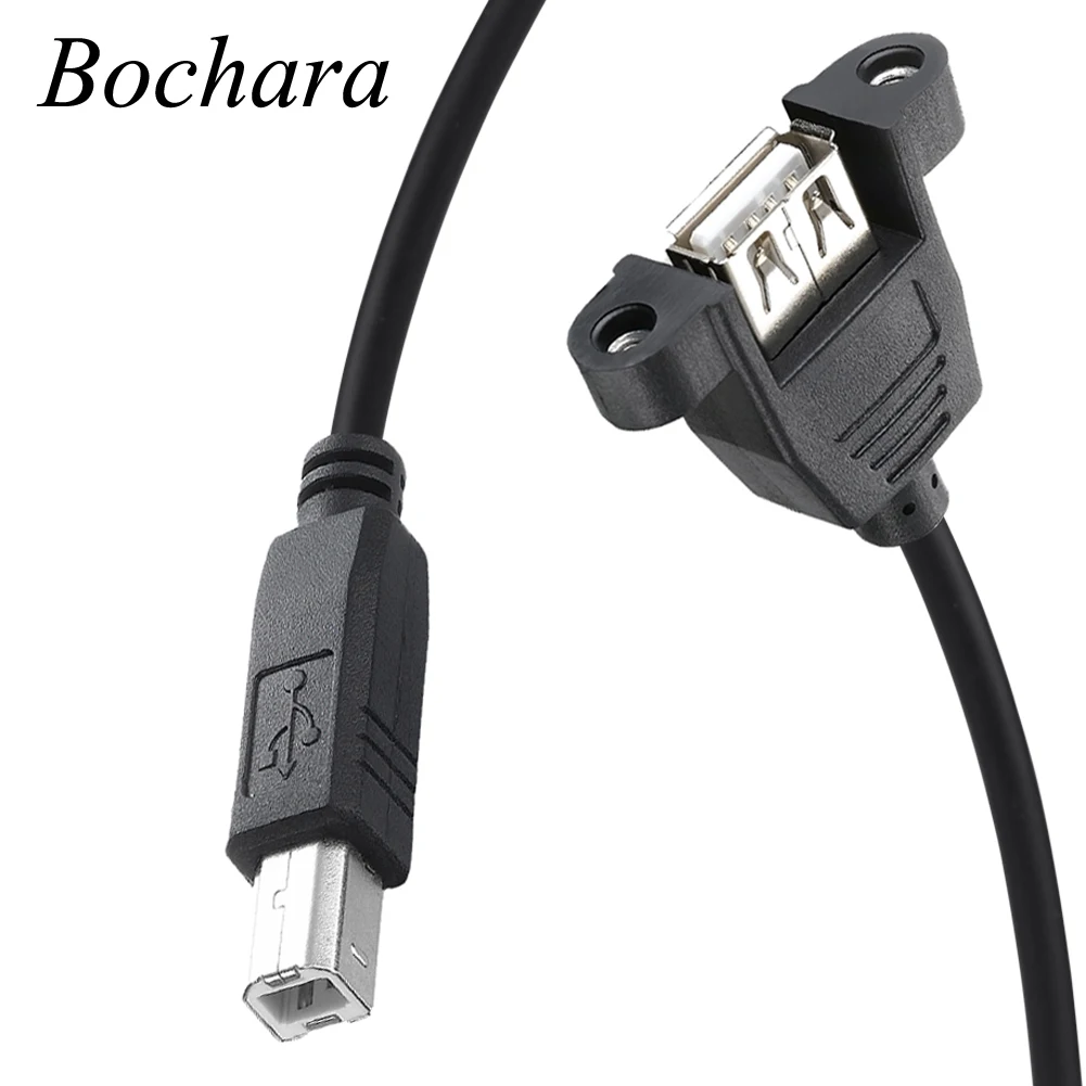 Bochara USB 2.0 Type B Male to Type A Female Converter Extension Cable ...