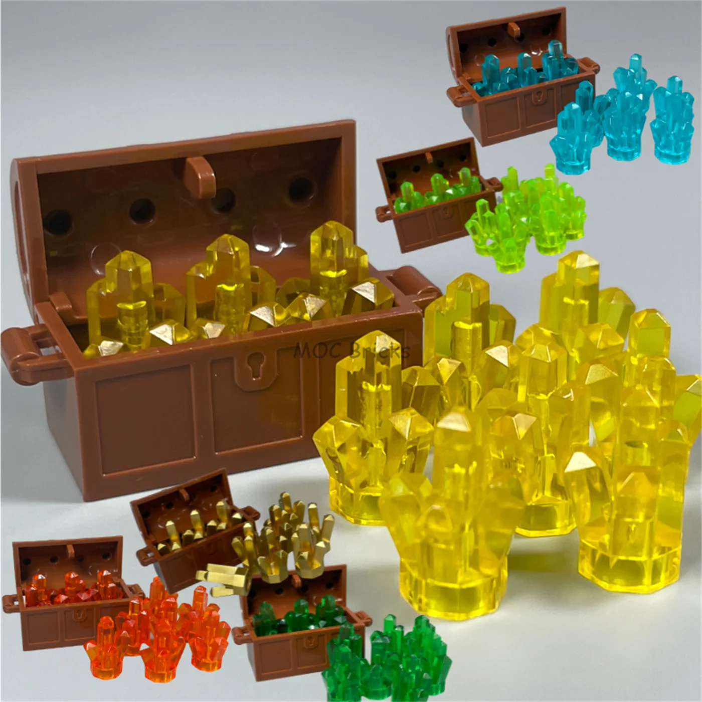 MOC-Bricks-Treasure-Box-Ore-Trans-Gem-Precious-Crystal-Stone-Building ...