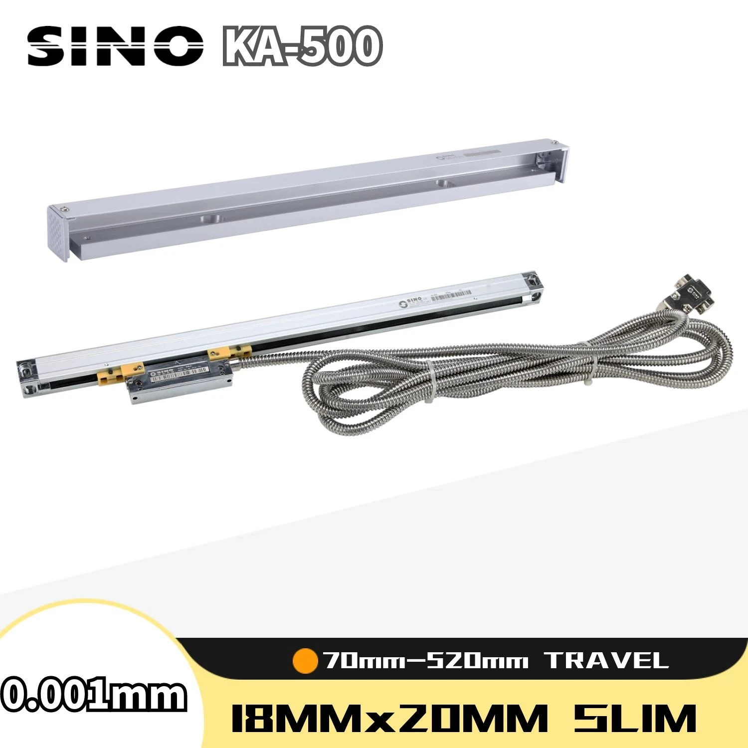 SINO-KA500-Thin-Optical-Grating-Ruler-Slim-DRO-Linear-Scale-Line-KA-500 ...