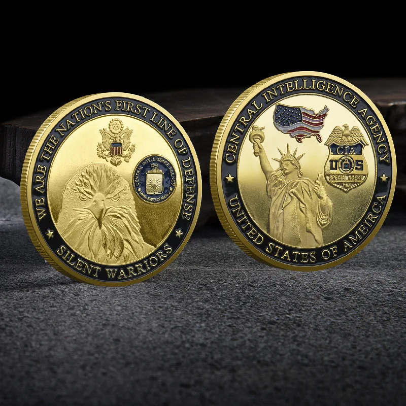 Collection-Coins-American-Statue-of-Liberty-Souvenir-Coin-Eagle-Head ...