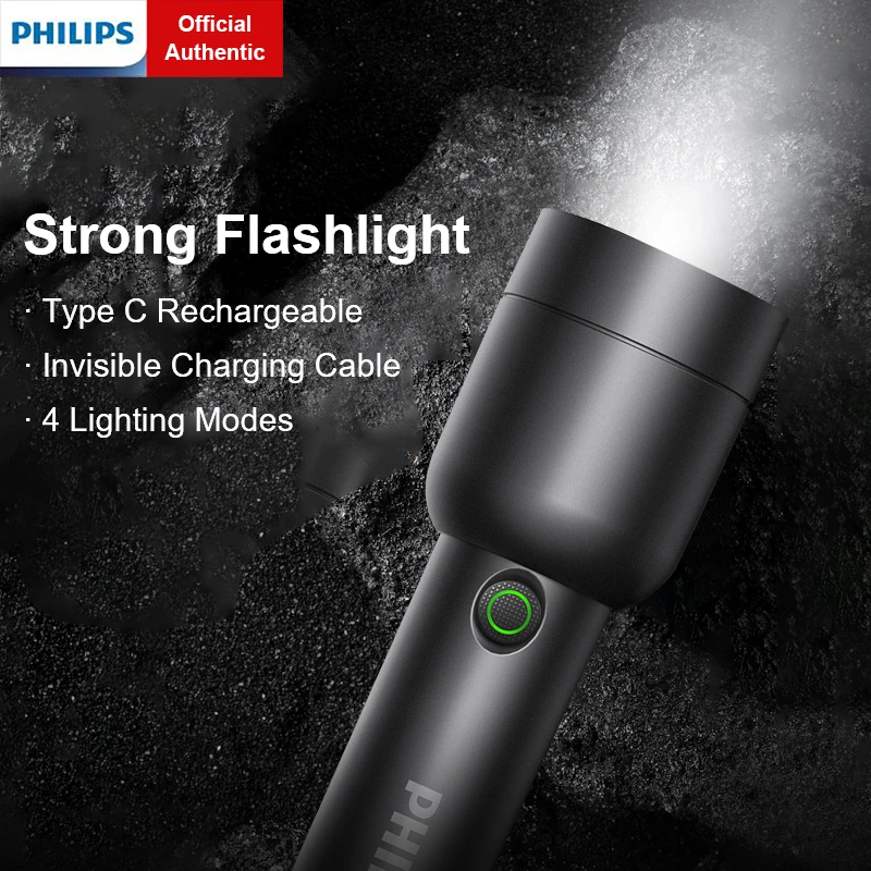 Philips Rechargeable Led Light | Self Defense Flashlight Led | Philips ...