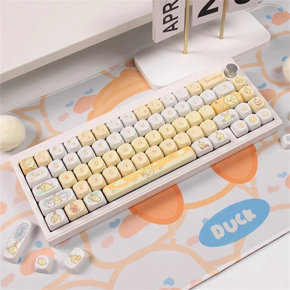 Cute Chiikawa Usagi Keycap Keyboard Decoration - Chiikawa Plush