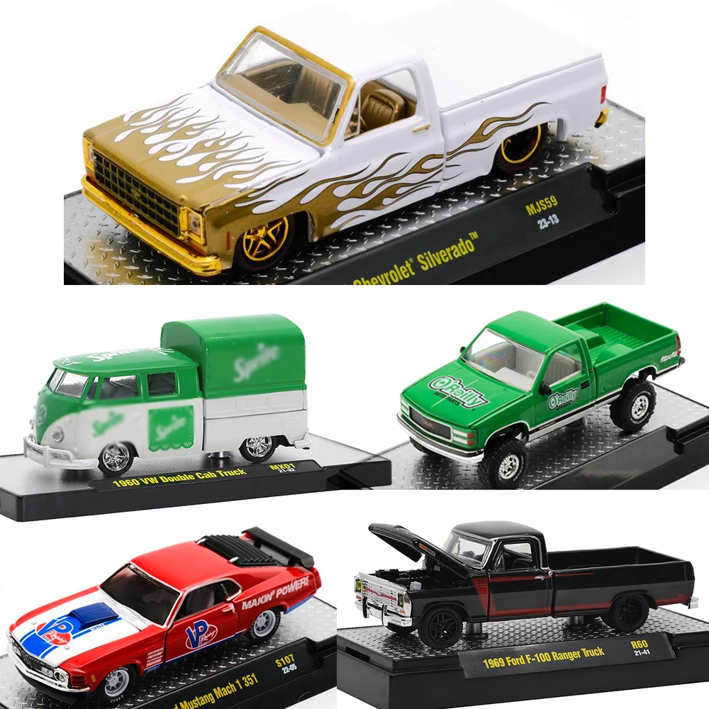 M2-Machines-Diecast-1-64-Alloy-Model-Car-Pickup-Truck-Modern-Muscle ...