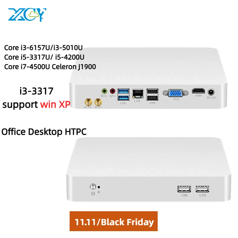 Xcy-Mini-PC-Intel-Core-i5-4200u-3317u-i7-4500u-j1900-win10-win11-Linux ...