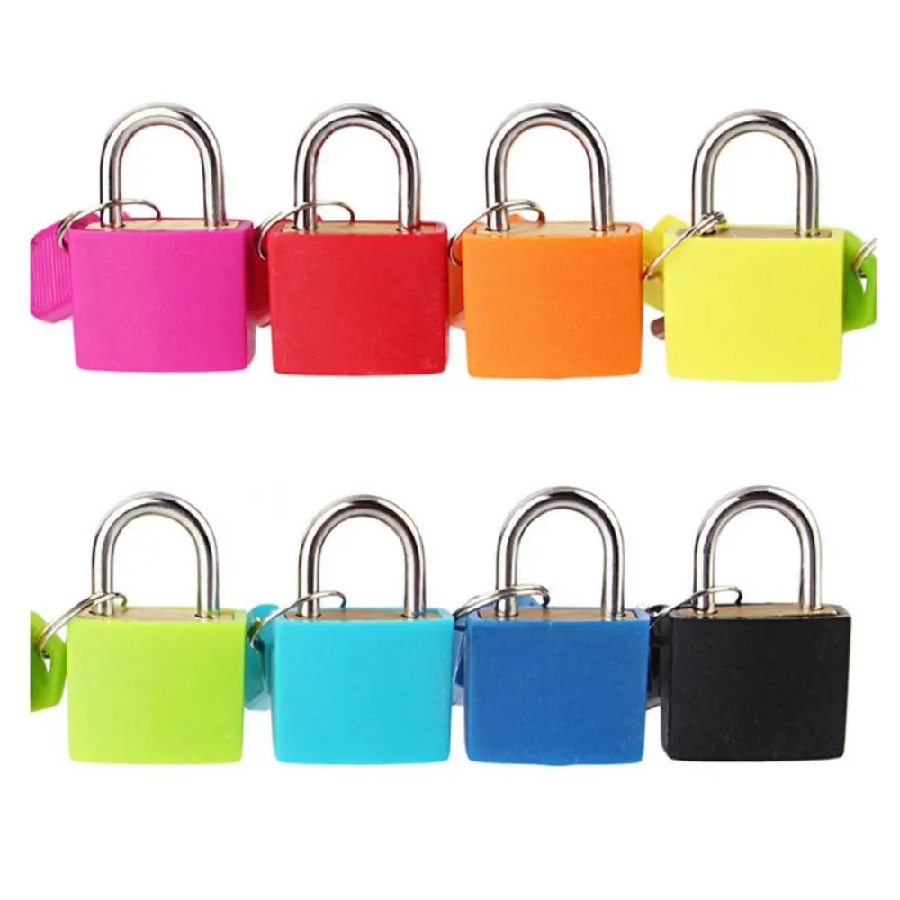 23mm-Small-Coloured-Padlock-Cabinet-Drawer-Diary-Bookbag-Mini-Lock-with ...