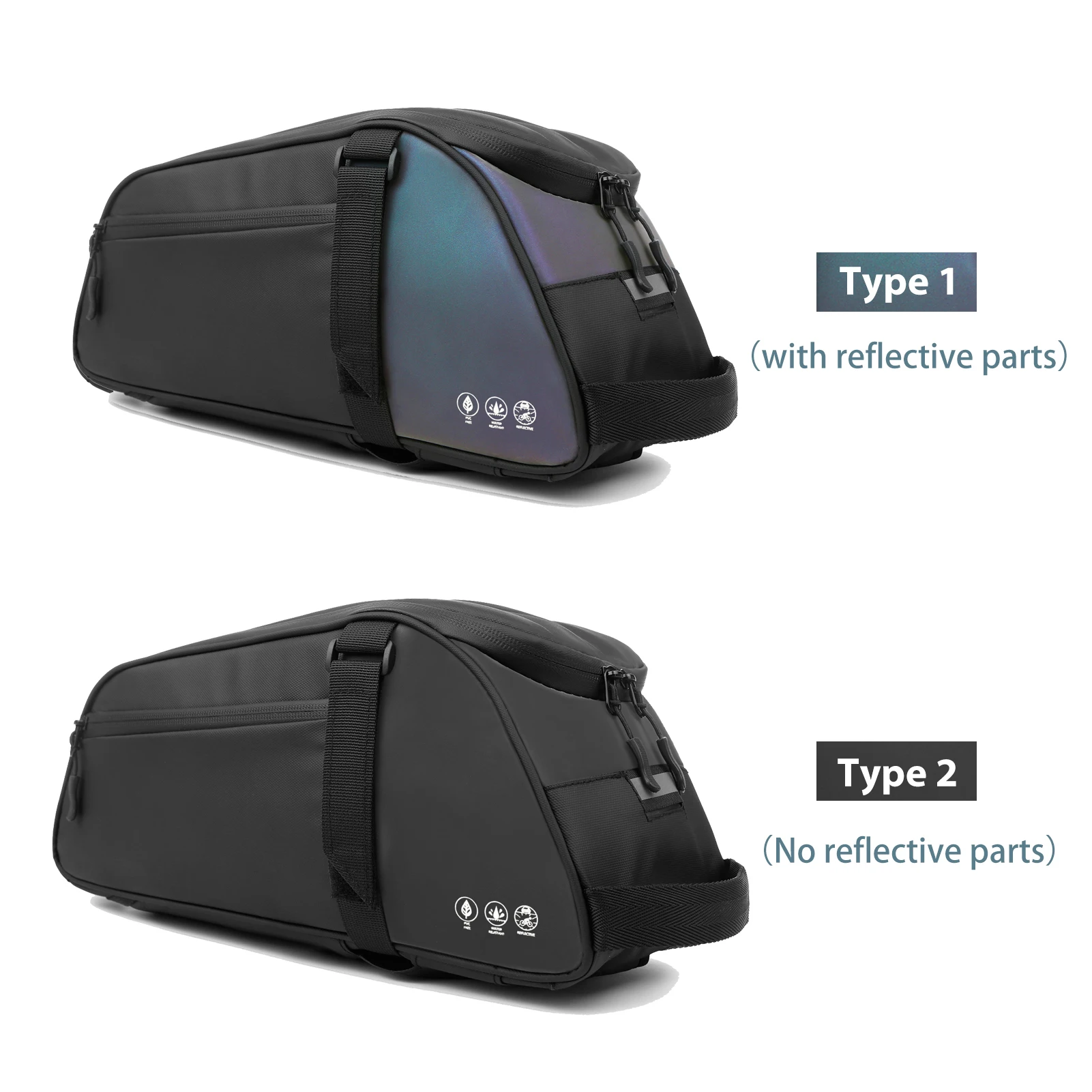 Reflective-Mountain-Bicycle-Seat-Bag-Waterproof-Bike-Rear-Rack-Bag-Bike ...