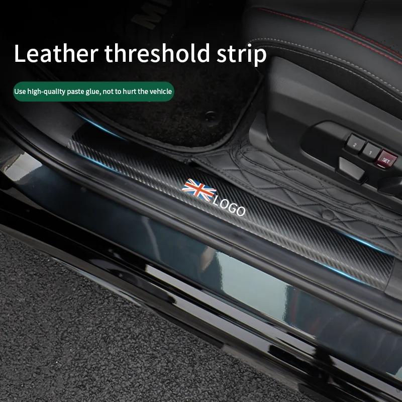 4PCS-For-Mini-Countryman-U25-2024-2025-Car-Door-Sill-Stickers-Threshold ...