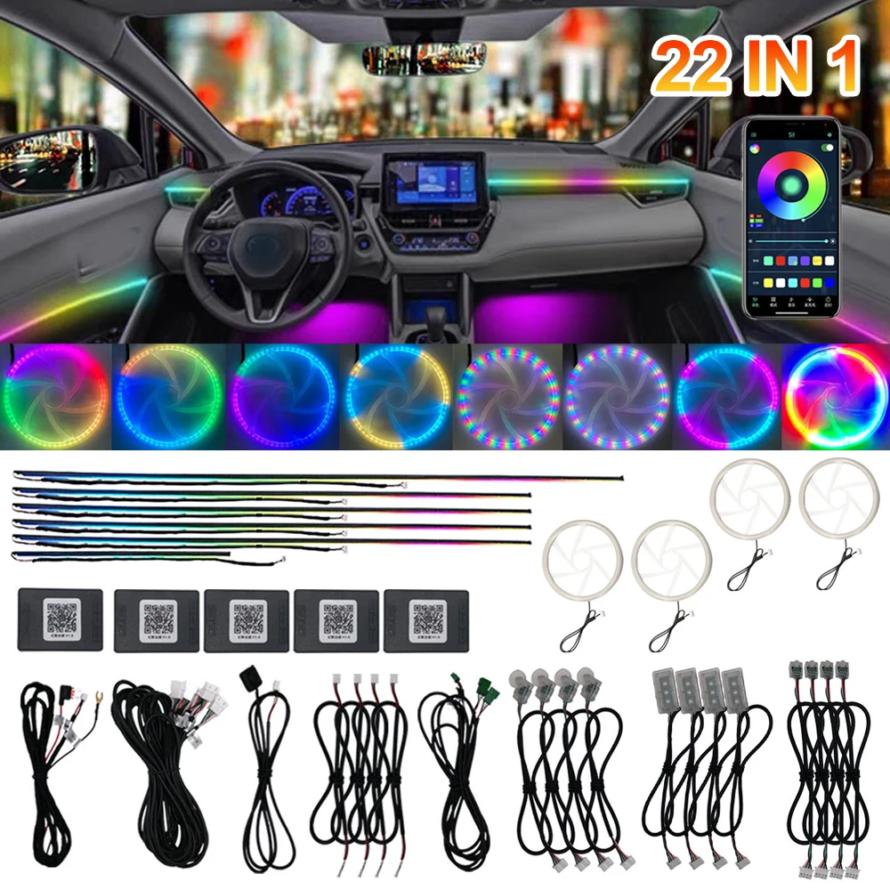 22-In-1-LED-Strip-Symphony-Ambient-Light-64-Color-RGB-Interior ...