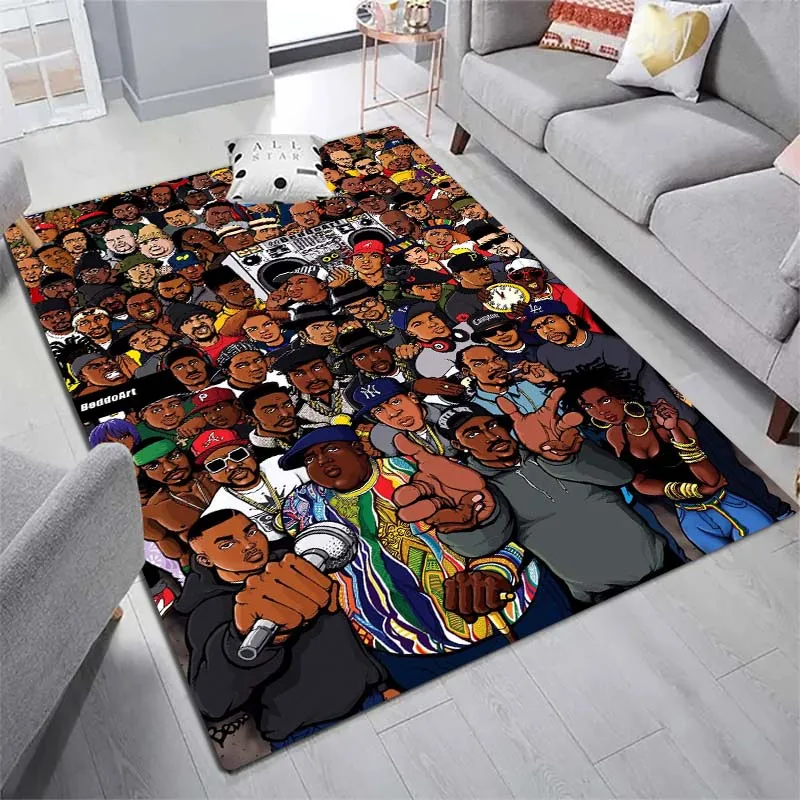 Hip hop music star Carpets and Rug Fashion Gangsta Carpet Living Room ...
