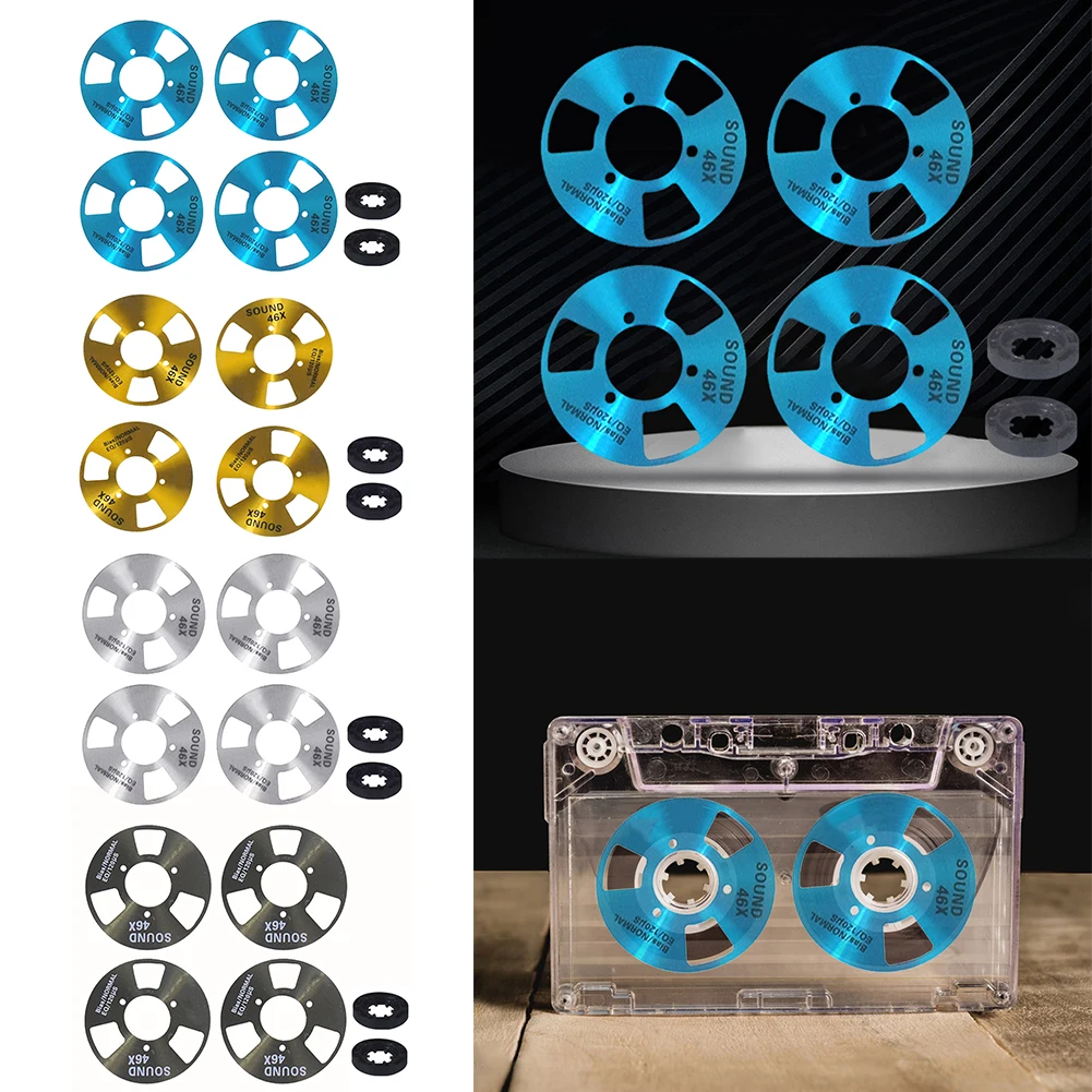 Reel-To-Reel-Cassette-Aluminum-Metal-Reel-to-reel-Cassette-Tape-DIY ...