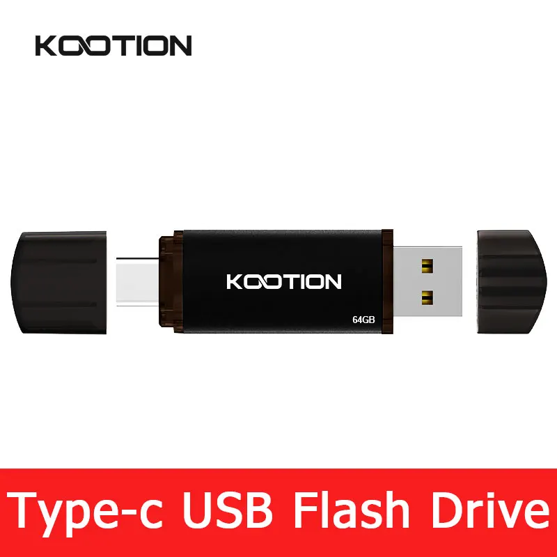 KOOTION U209 Type-c USB Flash Drives 128GB 64GB 32GB Pendrives for ...