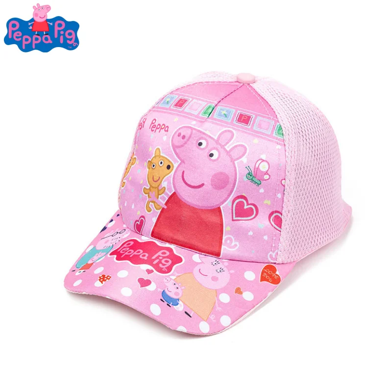 Children-s-Peppa-Pig-baseball-cap-Movable-Doll-Toys-Pink-Comics-Summer ...