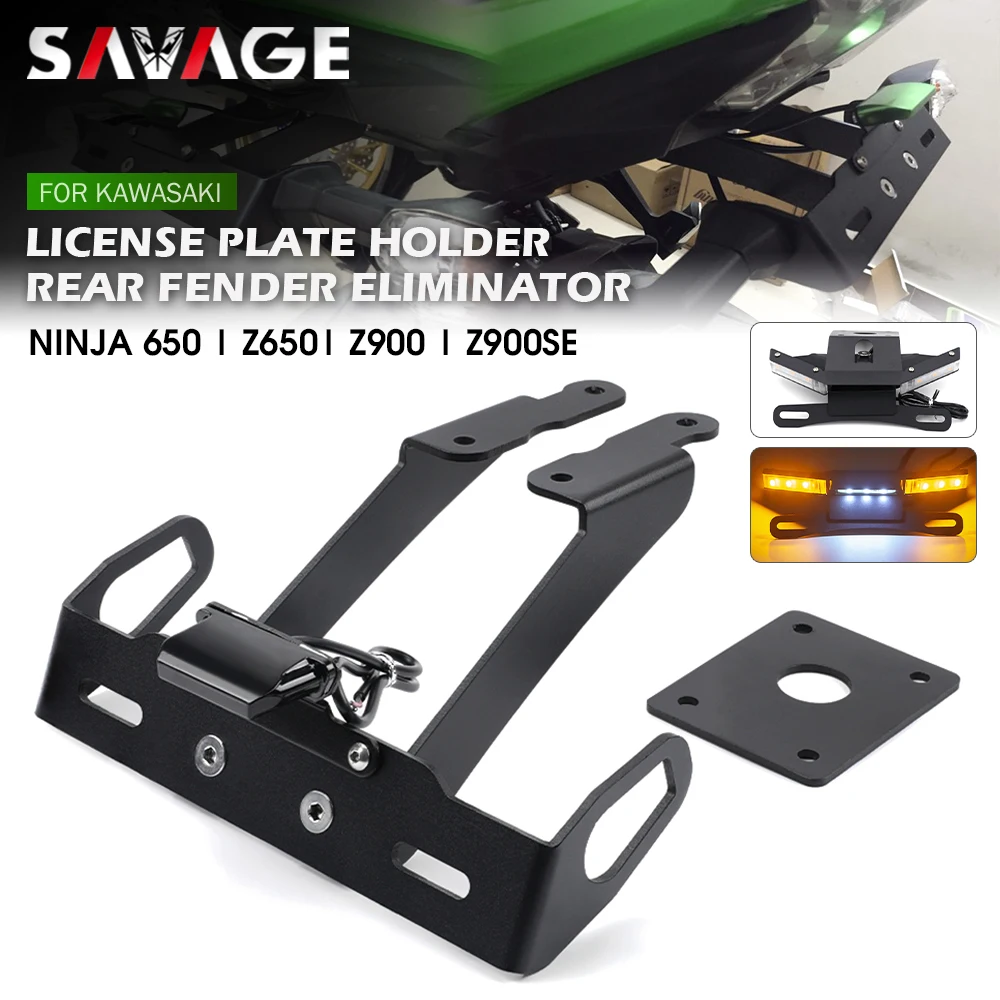 License Plate Holder Motorcycle Z900 | Kawasaki Z900 License Plate ...