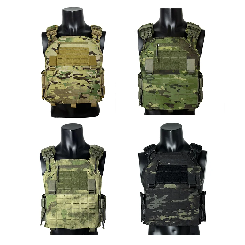 Camouflage-Color-Nylon-Fabric-Laser-Cutting-Tactical-Vest-Modular-Quick ...