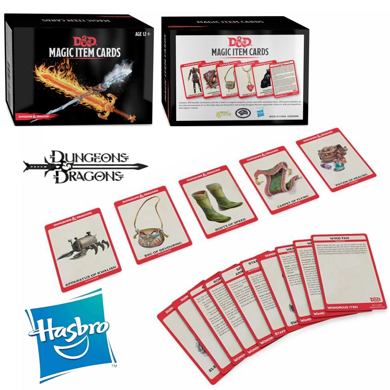 Hasbro-Dungeons-Dragons-Spellbook-Cards-Magic-Items-D-d-Accessory-C6284 ...