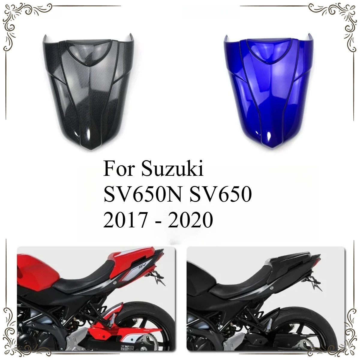 Motorcycle SV650 2019 Rear Seat Tail Cover Accessories For Suzuki ...