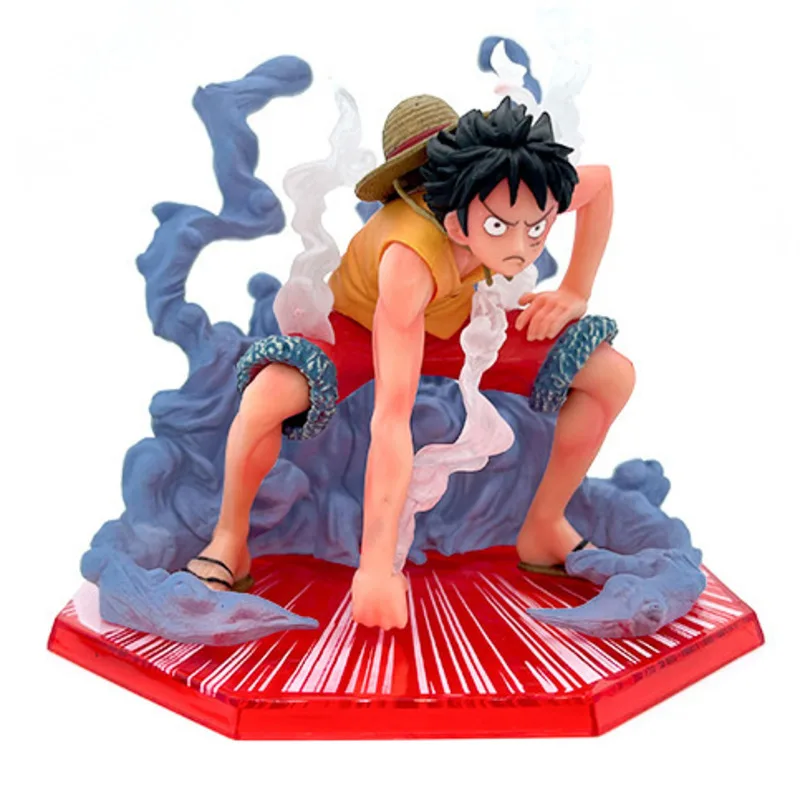 One Piece GK Monkey D Luffy Action Figure Toys Straw Hat Luffy Figurine ...