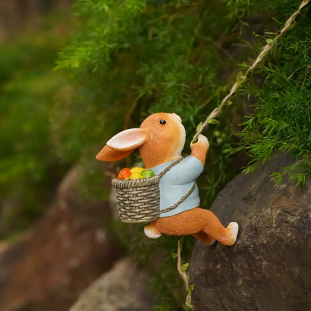 Garden-Decor-Resin-Rabbit-Ornaments-Cartoon-Creative-Rabbit-Statue-Cute ...