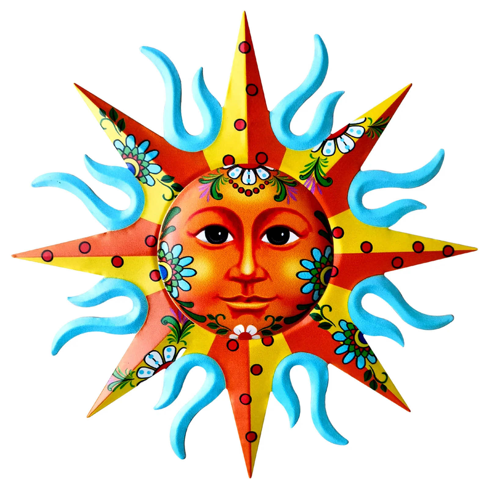 Mexican Metal Sun Art