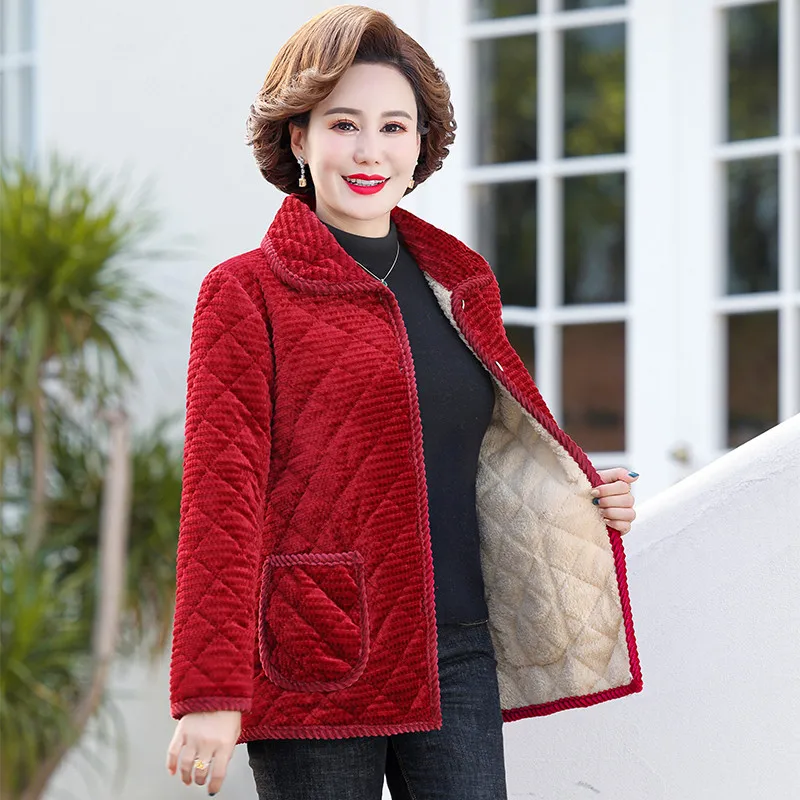 Middle-aged-Old-People-Winter-Jackets-Gold-Velvet-Cotton-Parka-Grandma ...