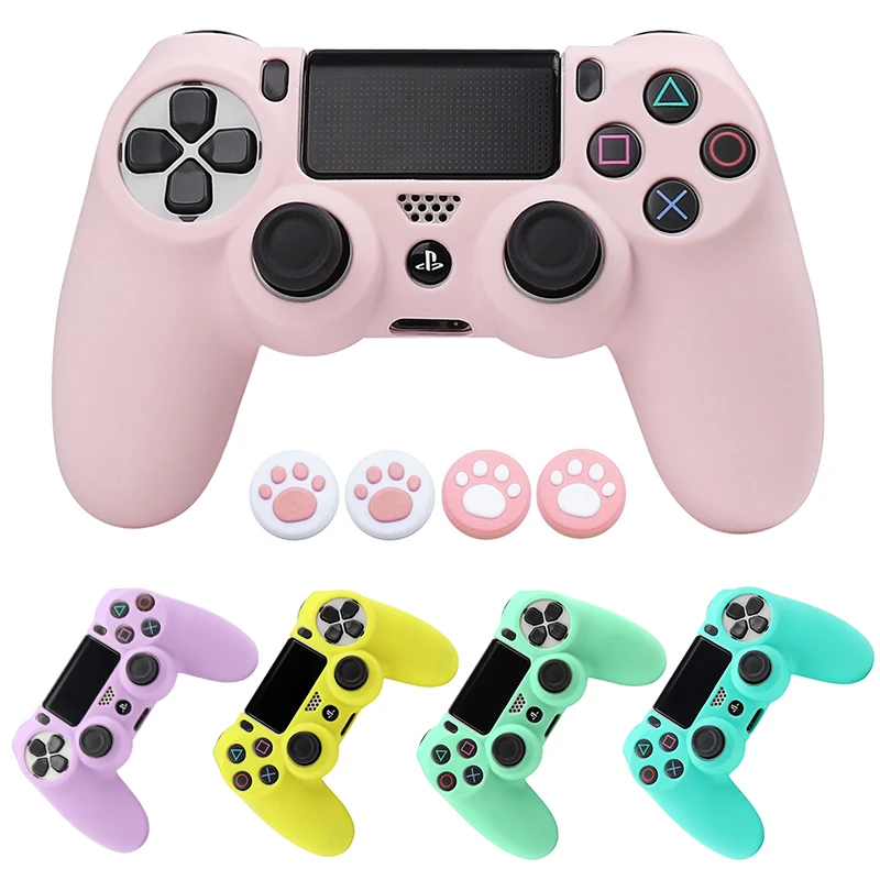 Soft Silicone Protective Control Cover For Playstation 4 Controller ...