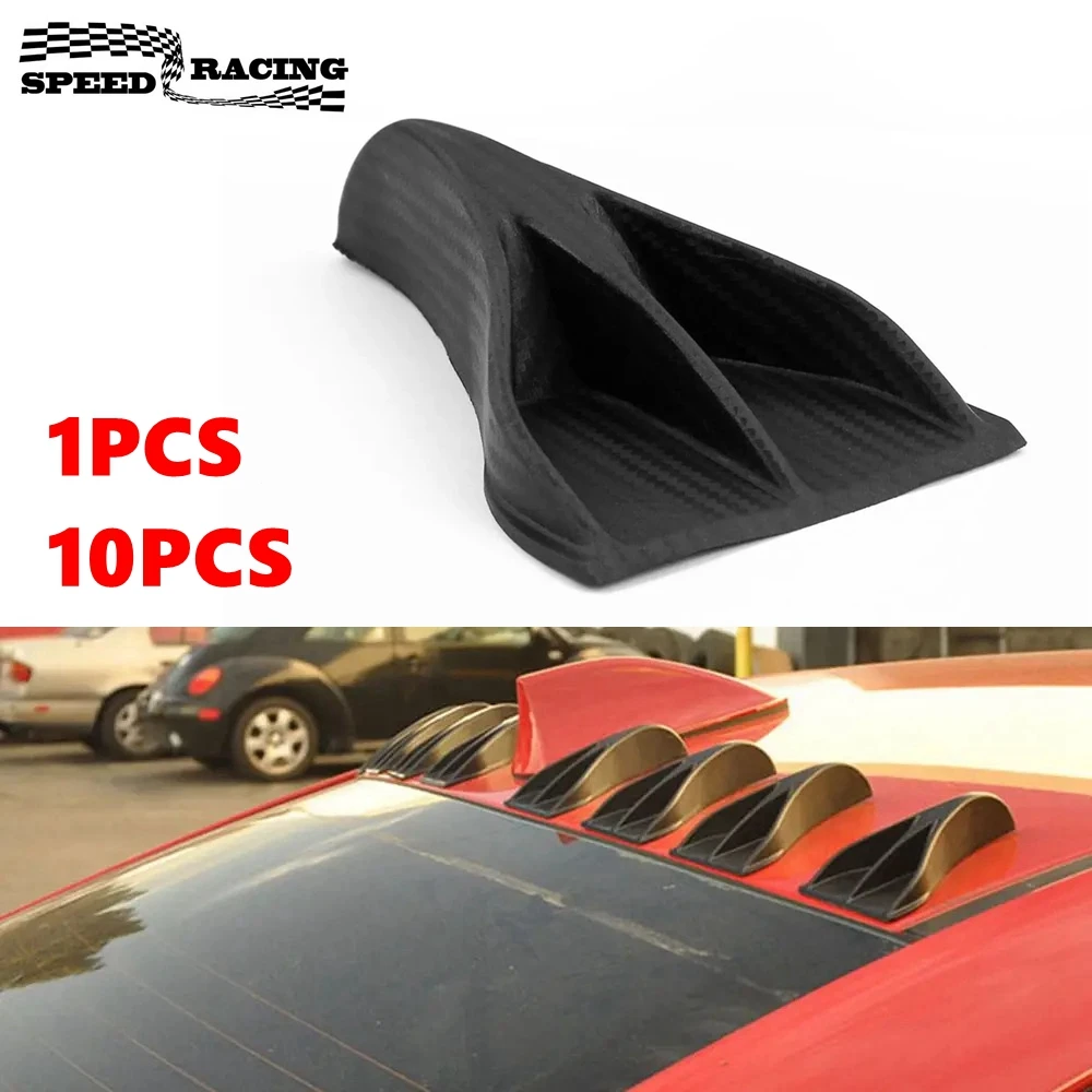 1Pcs/10Pcs Universal Car Roof Shark Fins Spoiler Diffuser Vortex ...