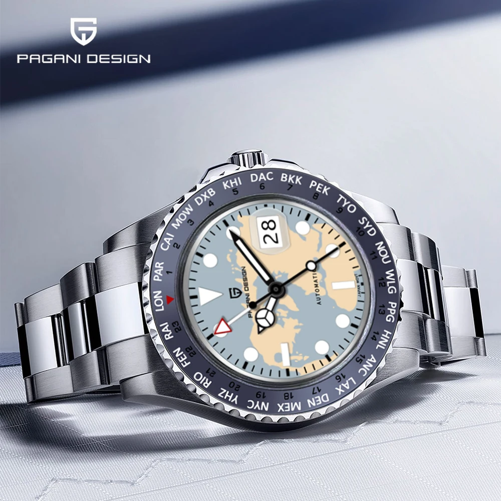 PAGANI-DESIGN-GMT-NH34-Luxury-Men-Mechanical-Wristwatch-Ceramic-Bezel-Waterproof-Automatic ...