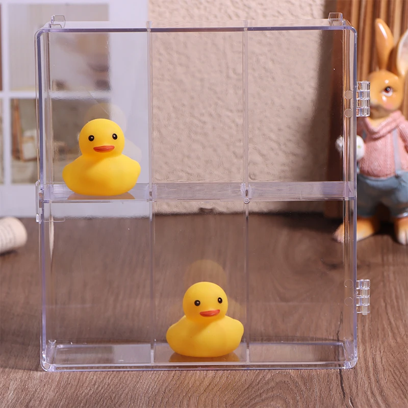 6-Grids-Action-Figures-Storage-Box-Dolls-Display-Cabinet-Acrylic-Blind ...