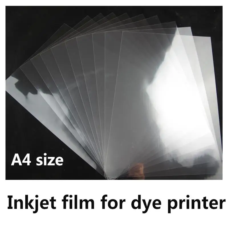 100-transparent-inkjet-film-A4-size-inkjet-film-with-adhesive-for-Logo ...
